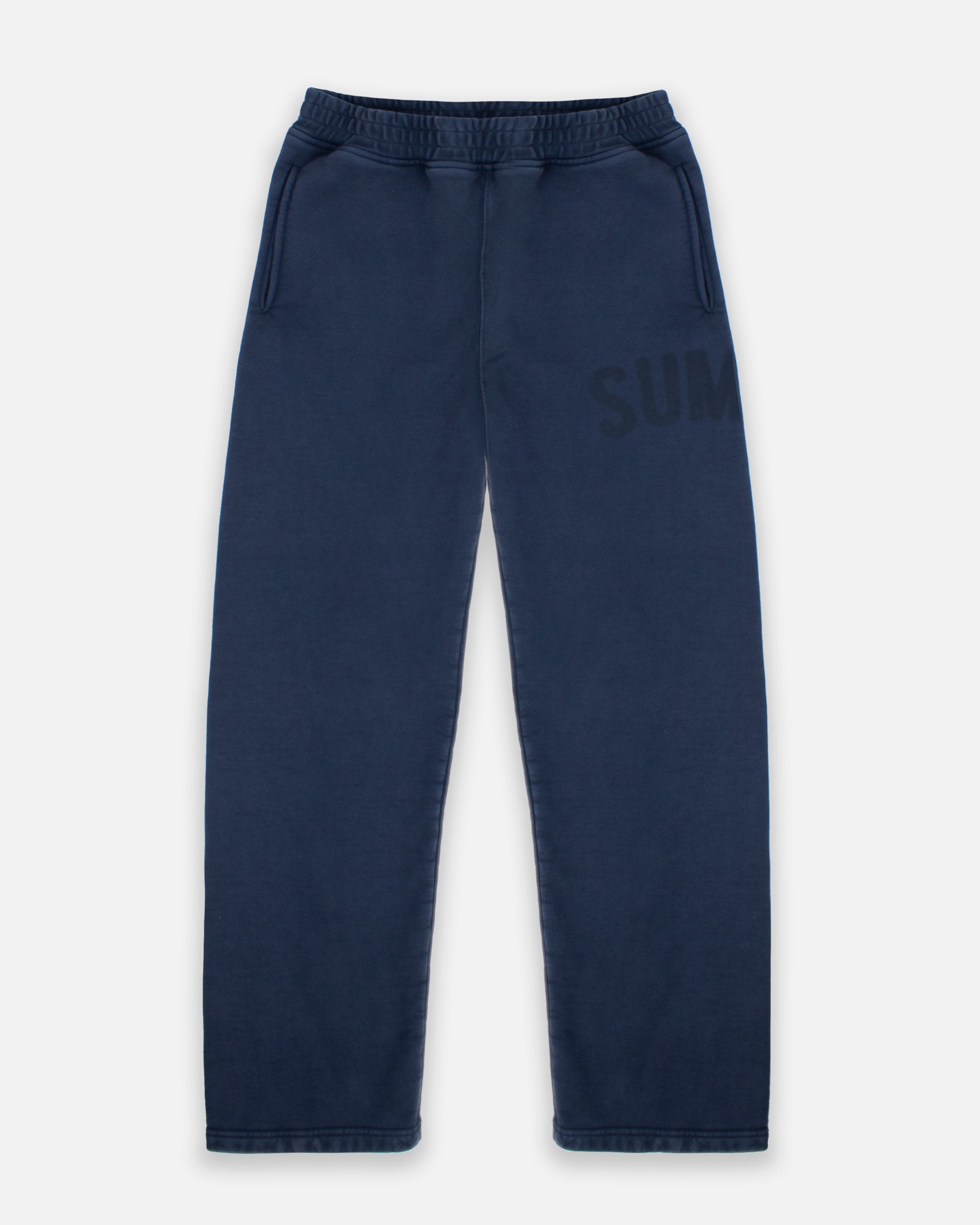 FADED LOGO SWEATPANTS - WASHED NAVY – Summit